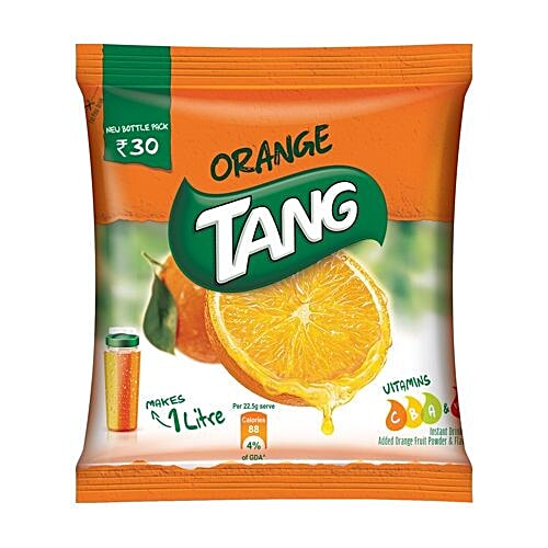 Buy Tang Orange Instant Drink Mix 125 gm Pouch Online at Best Price. of ...