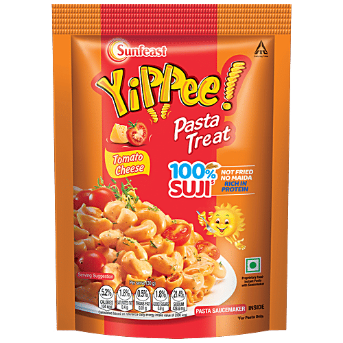 Buy Sunfeast Yippee Pasta Treat -tomato-cheese 65 Gm Pouch Online At ...