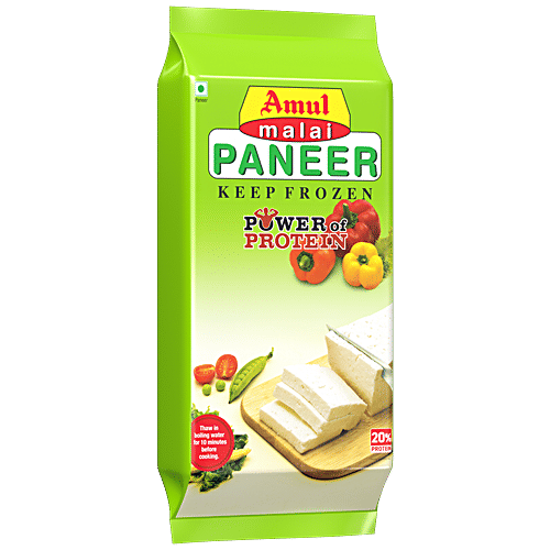 Buy Amul Malai Paneer Block 1 Kg Carton Online At Best Price of Rs 435 ...