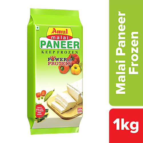 Buy Amul Malai Paneer Block 1 Kg Carton Online At Best Price of Rs 435 ...