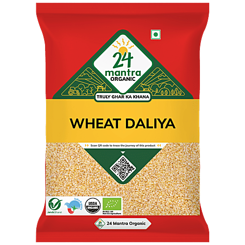 Buy 24 Mantra Organic Dhaliya - Wheat 500 gm Pouch Online at Best Price ...