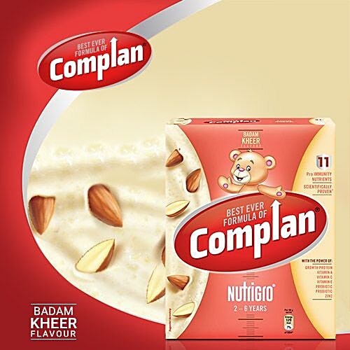 Buy Complan Milk Drink Nutrigro Badam Kheer Flavour 400 Gm Carton ...