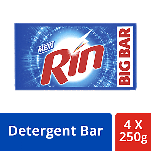 Buy Rin Detergent Bar 250 Gm Online at the Best Price of Rs 89 - bigbasket
