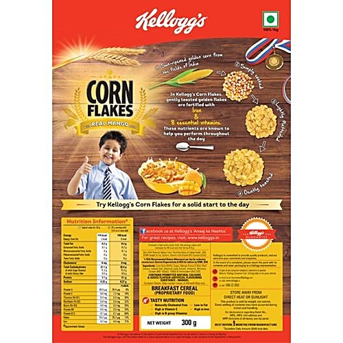 Buy Kelloggs Corn Flakes - Mango 300 gm Carton Online at Best Price. of ...