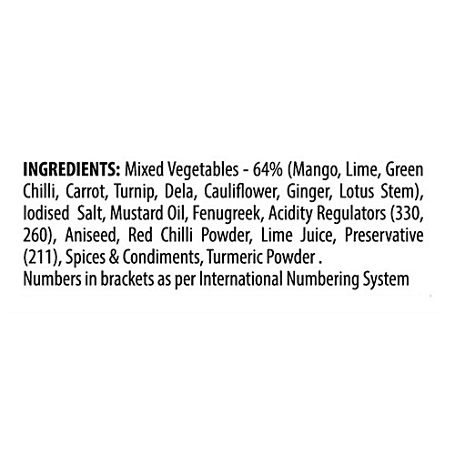 Buy Tops Premium Pickle Mixed 950 gm Online at the Best Price of Rs 180 ...