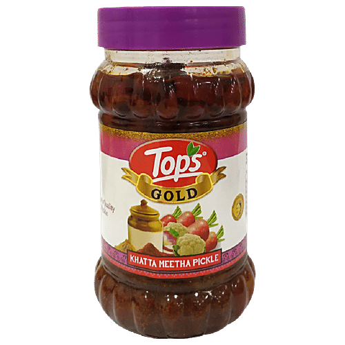 Buy Tops Premium Pickle Khatta Meetha 400 Gm Bottle Online at the Best ...