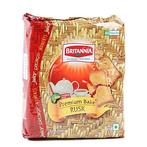 Buy Britannia Toastea Premium Bake Rusk With Goodness Of Elaichi, Sooji ...