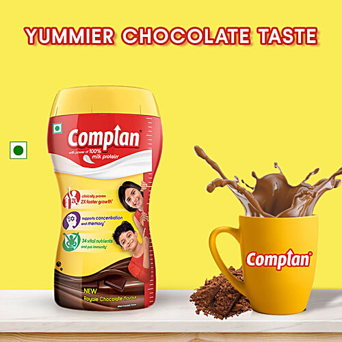 Buy Complan Health Drink Chocolate Flavour 500 g Bottle Online At Best ...