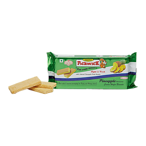 Buy Pickwick Wafer Biscuits Pineapple Flavor 100 Gm Pouch Online at the ...