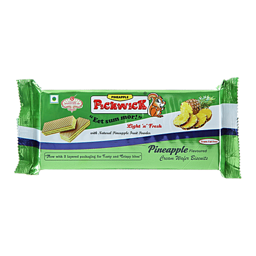 Buy Pickwick Wafer Biscuits Pineapple Flavor 100 Gm Pouch Online at the ...
