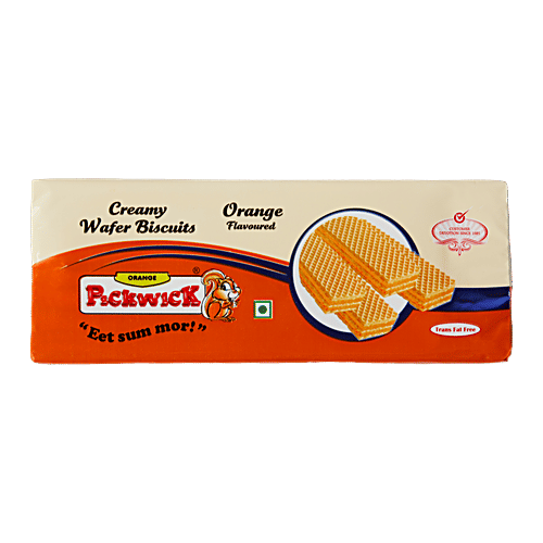 Buy Pickwick Wafer Biscuits Orange Flavor 150 Gm Pouch Online at the ...