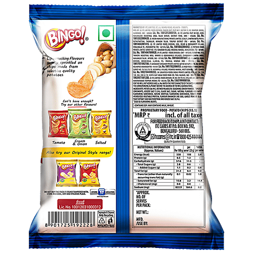 Buy Bingo Yumitos Masala 25 Gm Pouch Online at the Best Price of Rs 10 ...