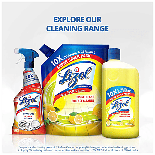 Buy Lizol Disinfectant Surface Cleaner Sandal 500 Ml Online At Best ...