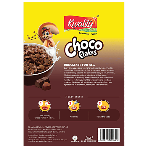 Buy Kwality Choco Flakes - Zero% Maida, With Richness Of Chocolate ...
