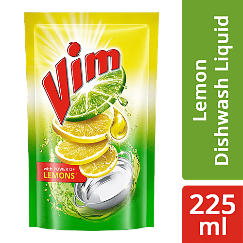 Buy Vim Dishwash Gel Lemon 225 Ml Online At Best Price of Rs 40 - bigbasket