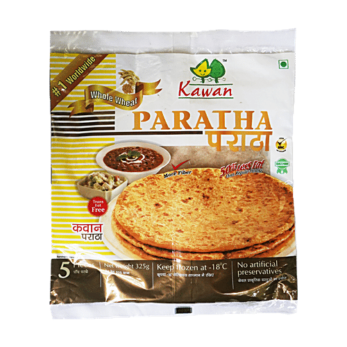 Buy Kawan Paratha - Whole Wheat 325 gm Pouch Online at Best Price. of ...