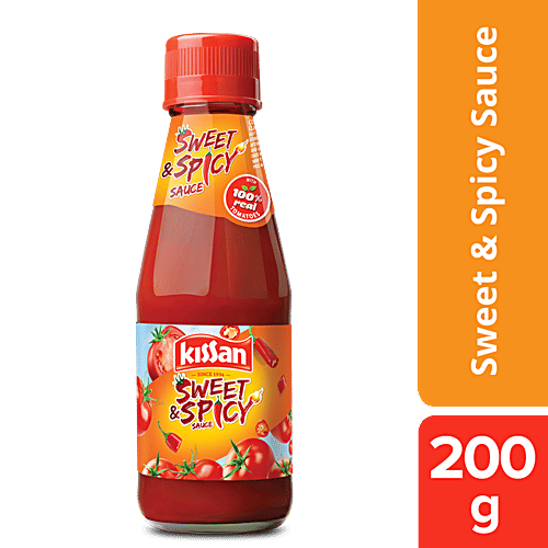 Buy Kissan Twist Sweet Spicy Sauce 200 Gm Bottle Online at the Best ...