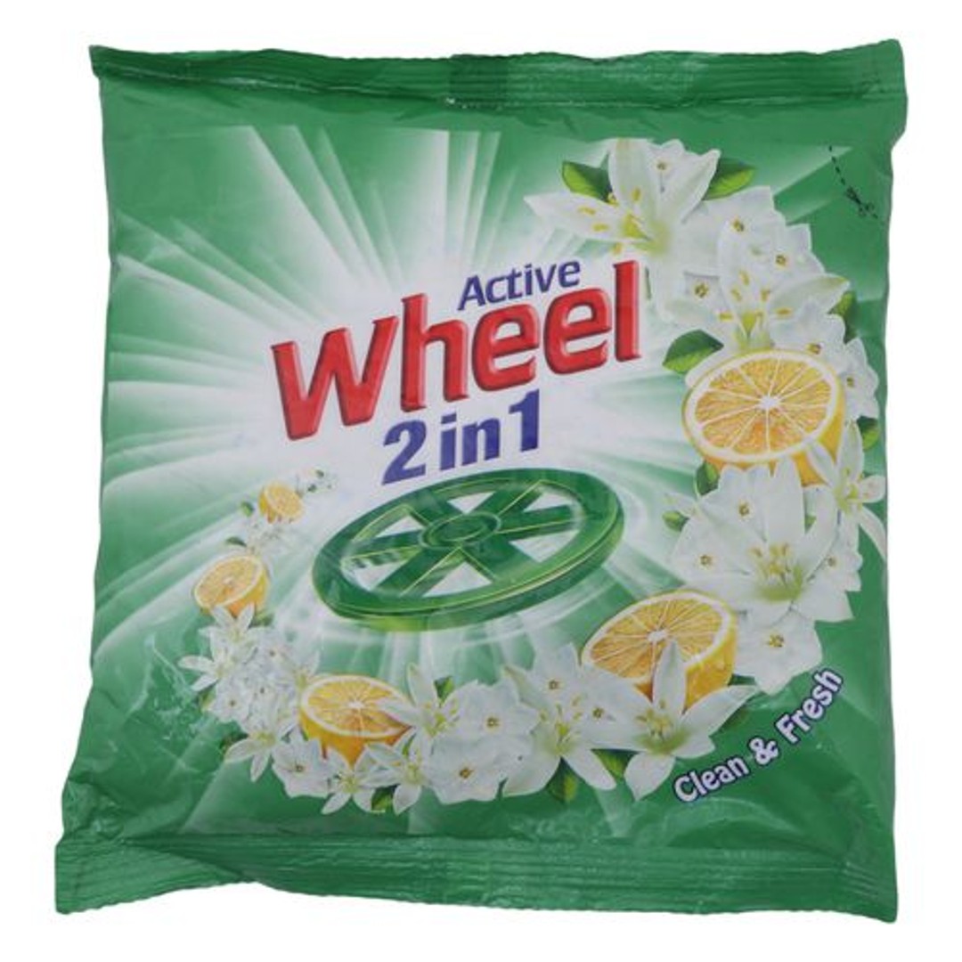 Buy Wheel Detergent Powder Green Lemon Jasmine 500 Gm Online At Best ...