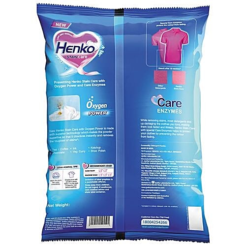 Buy Henko Detergent Powder - Stain Care 3 kg Online at Best Price ...