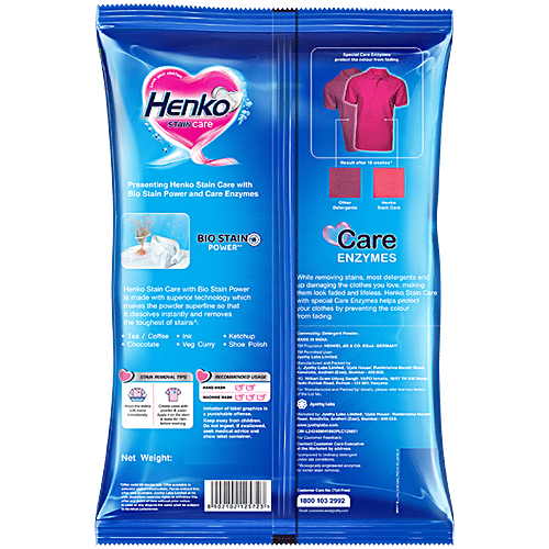 Buy Henko Detergent Powder - Stain Care 3 kg Online at Best Price. of ...