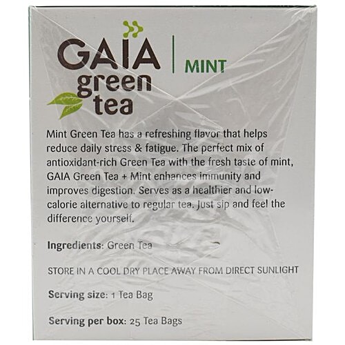 Buy Gaia Green Tea Mint 25 Pcs Online at the Best Price of Rs 190 ...
