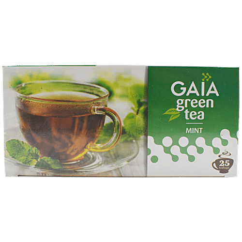 Buy Gaia Green Tea Mint 25 Pcs Online at the Best Price of Rs 190 ...