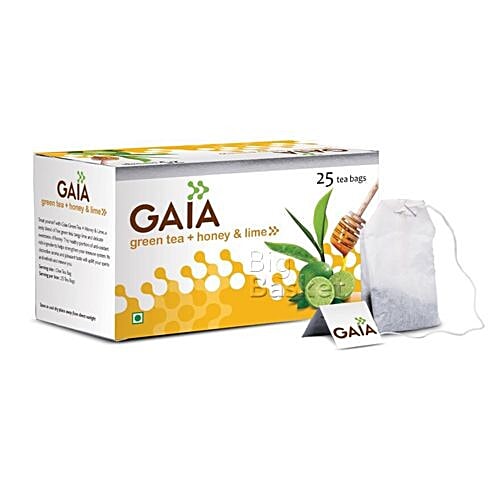 Buy Gaia Green Tea Honey Lime 25 Pcs Online at the Best Price of Rs 175 ...