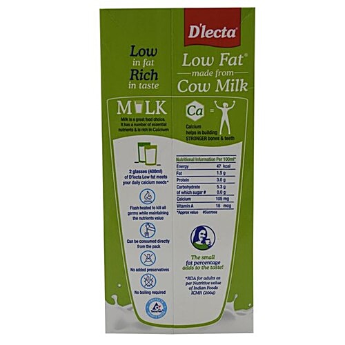 Buy Dlecta Low Fat Uht Milk 1 Ltr Online at the Best Price of Rs 67 ...