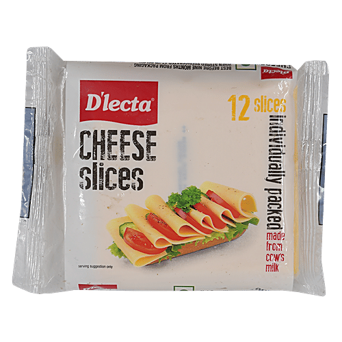 Buy Dlecta Cheese Slices 180 Gm Pouch Online at the Best Price of Rs ...