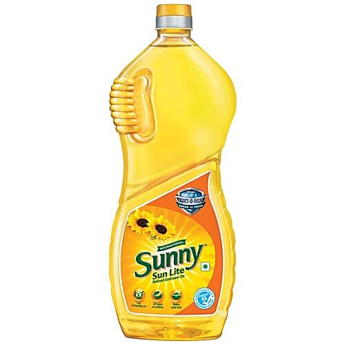 Buy Sunny Sunflower Oil Lite 1 Ltr Bottle Online at the Best Price of ...