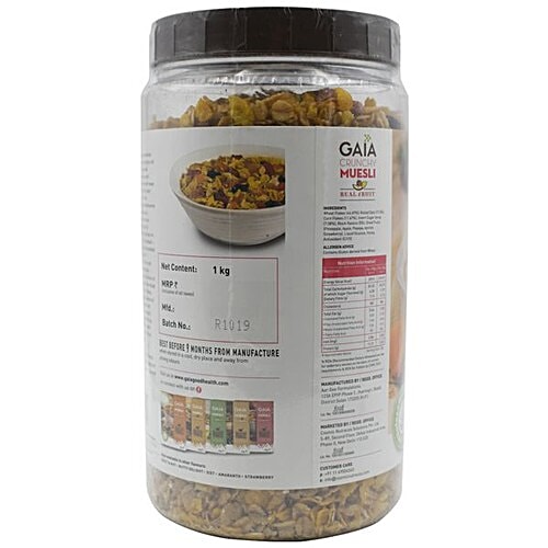 Buy Gaia Muesli - Real Fruit 1 kg Online at Best Price. - bigbasket