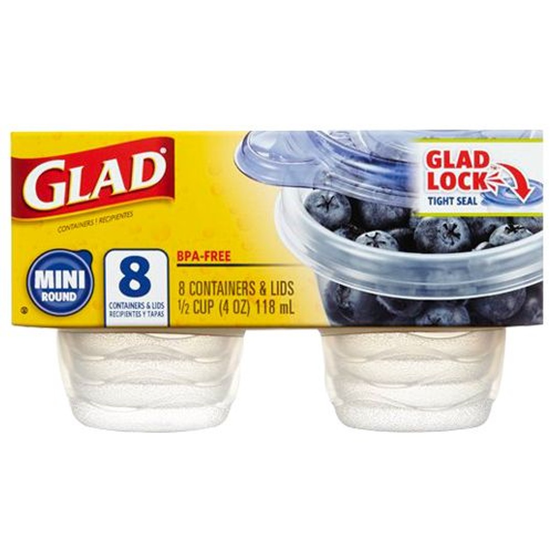 Buy Glad Mini - Round 8 pcs Online at Best Price. of Rs 450 - bigbasket