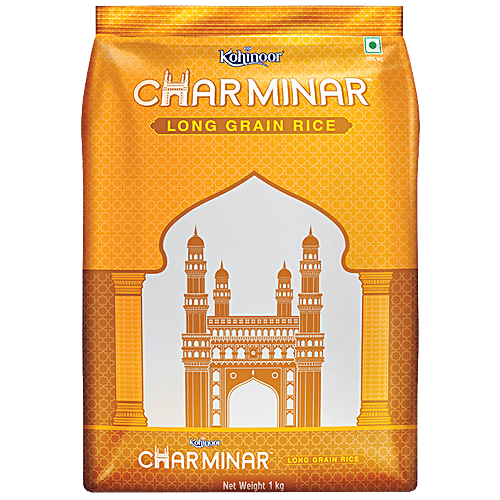 Buy Kohinoor Rice Long Grain Charminar 1 Kg Online At Best Price of Rs ...