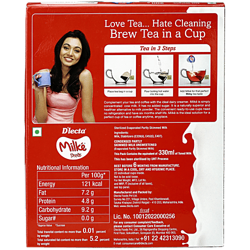 Buy Dlecta Milke Milk Cups 20 Pcs Online at the Best Price of Rs 70 ...