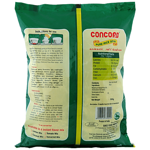 Buy Concord Rice Sevai Pure 475 Gm Pouch Online at the Best Price of Rs ...