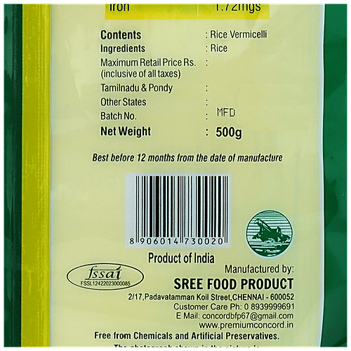 Buy Concord Rice Sevai Pure 475 Gm Pouch Online at the Best Price of Rs ...