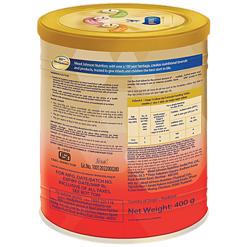 Buy Enfamil A Stage 3 Follow Up Formula 400 Gm Tin Online At Best Price of Rs 715 - bigbasket