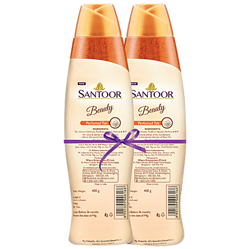 Buy Santoor Talcum Powder 400 Gm Online at the Best Price of Rs 340 ...