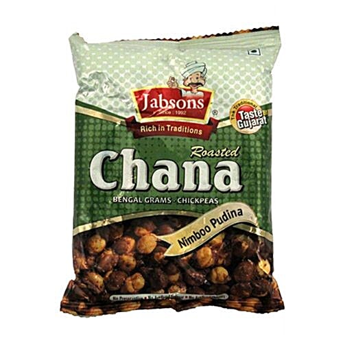 Buy Jabson Roasted Chana Nimboo Pudina 120 Gm Online at the Best Price ...