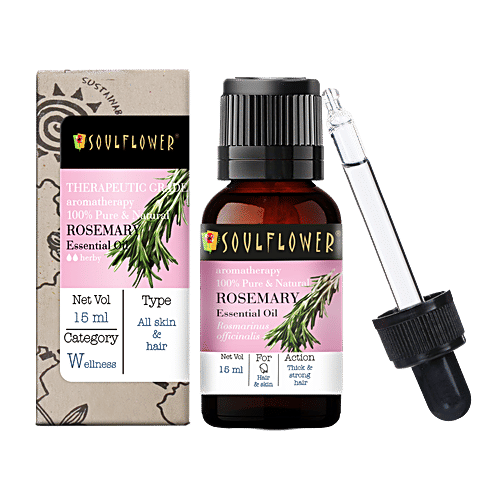 Buy Soulflower Essential Oil Rosemary 15 ml Online at Best Price. of Rs ...