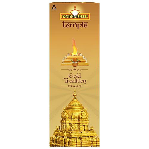 Buy Mangaldeep Agarbatti Fragrance Of Temple Gold Tradition 70 Pcs ...