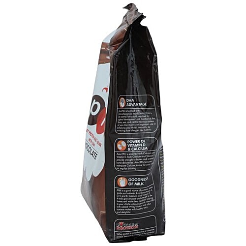 Buy Amul Pro Whey Protein Malt Beverage Health Drink With Dha Chocolate ...