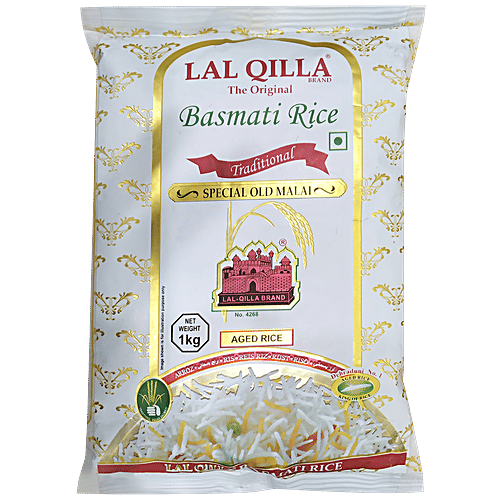 Buy Lal Qilla Traditional Basmati Rice - Special Old Malai Online at ...