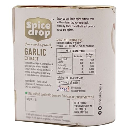 Buy Spice Drop Natural Spice Extract Garlic 5 Ml Online at the Best ...