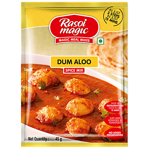 Buy Rasoi Magic Spice Mix Dum Aloo 45 Gm Online at the Best Price of Rs ...