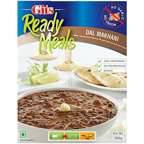 Buy Gits Ready Meal Dal Makhani No Onion No Garlic 300 Gm Box Online At ...
