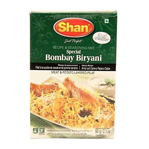 Buy Shan Ready Mix Bombay Biryani 60 Gm Carton Online at the Best Price ...