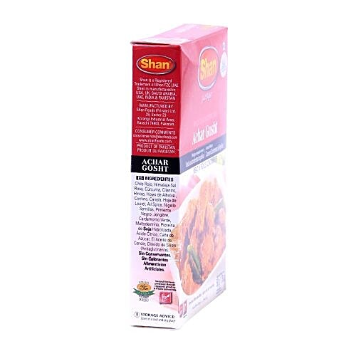 Buy Shan Ready Mix Achari Gosht Curry 50 Gm Carton Online at the Best ...