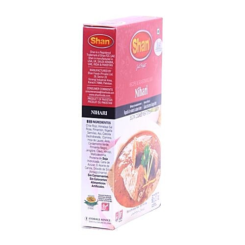 Buy Shan Ready Mix Nihari Curry 60 Gm Carton Online at the Best Price ...