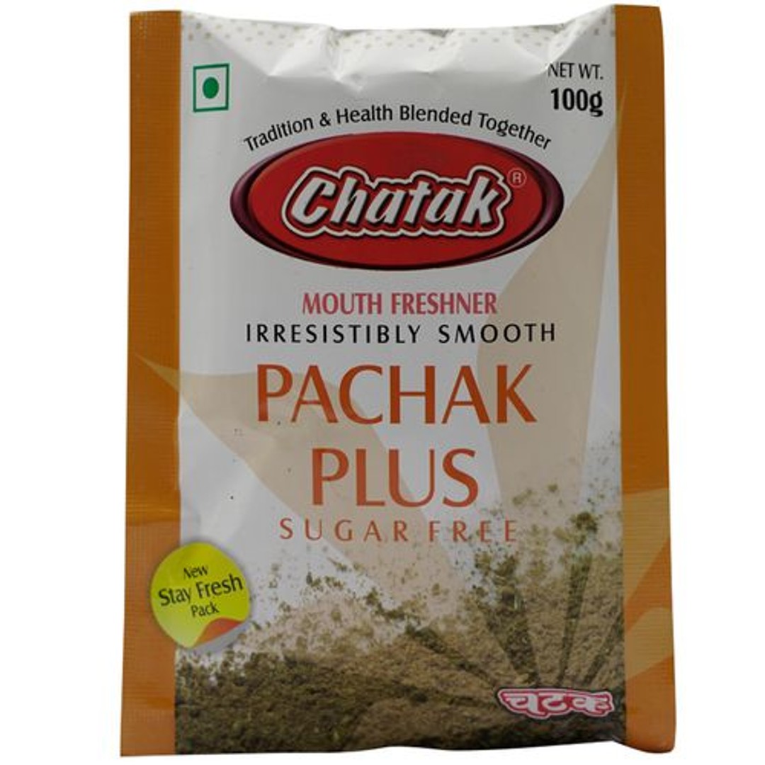Buy Chatak Pachak Plus Sugar Free 100 Gm Pouch Online at the Best Price ...